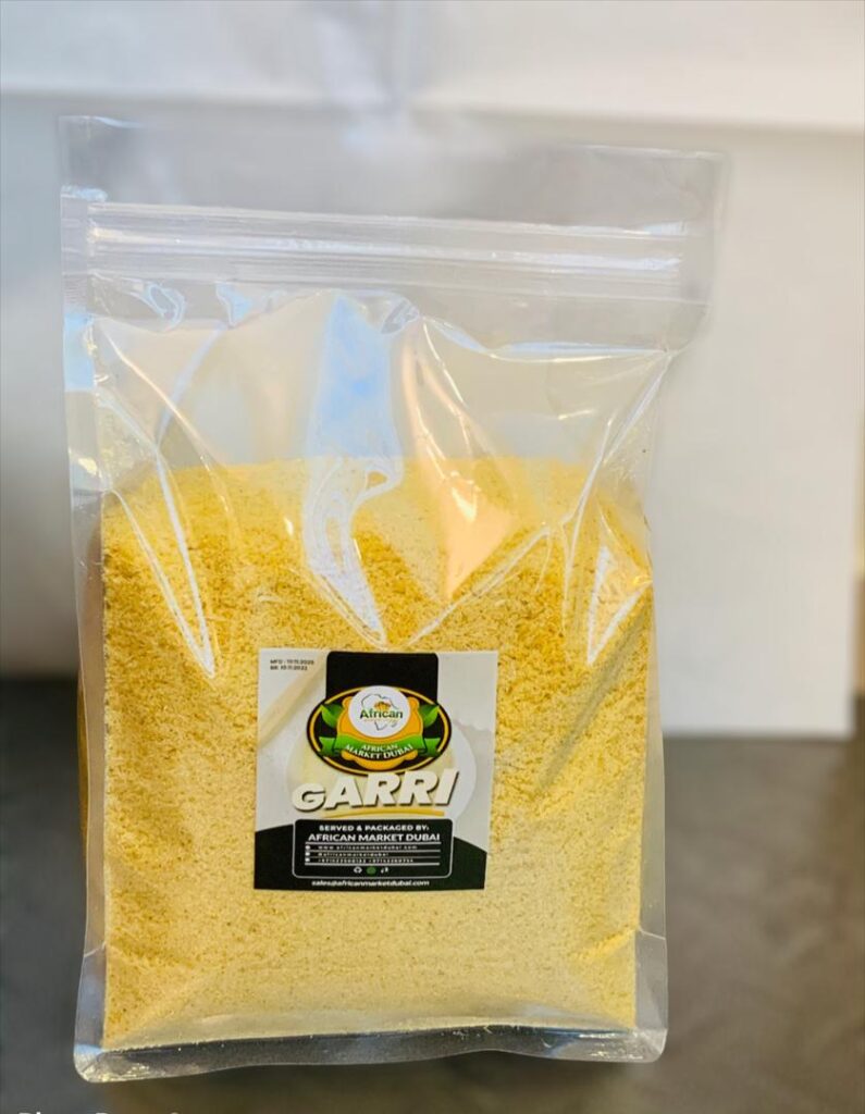 Yellow Garri 1kg (Dirt Free) - African Market Dubai