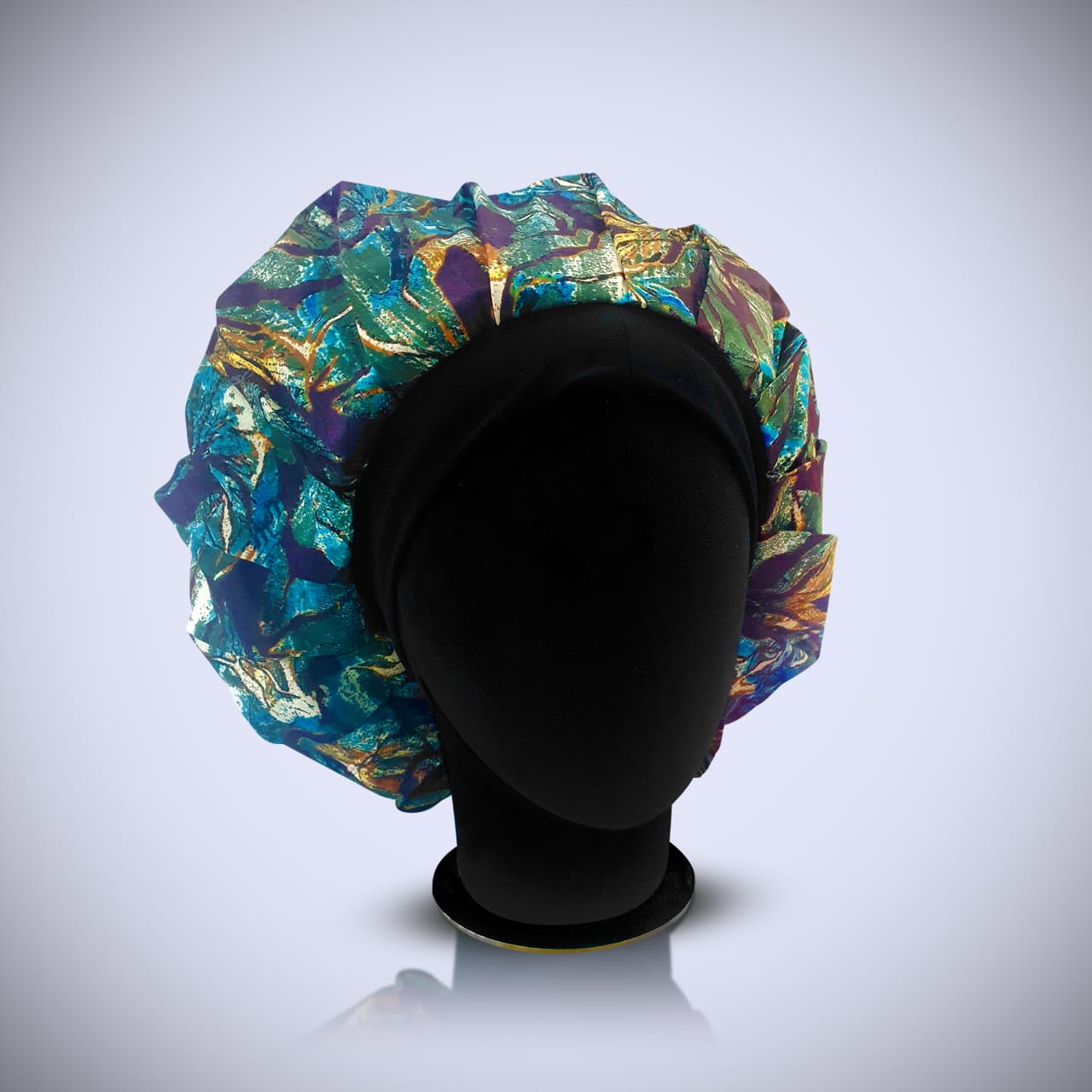 African Ankara Satin Hair Bonnet - Large size - African Market Dubai