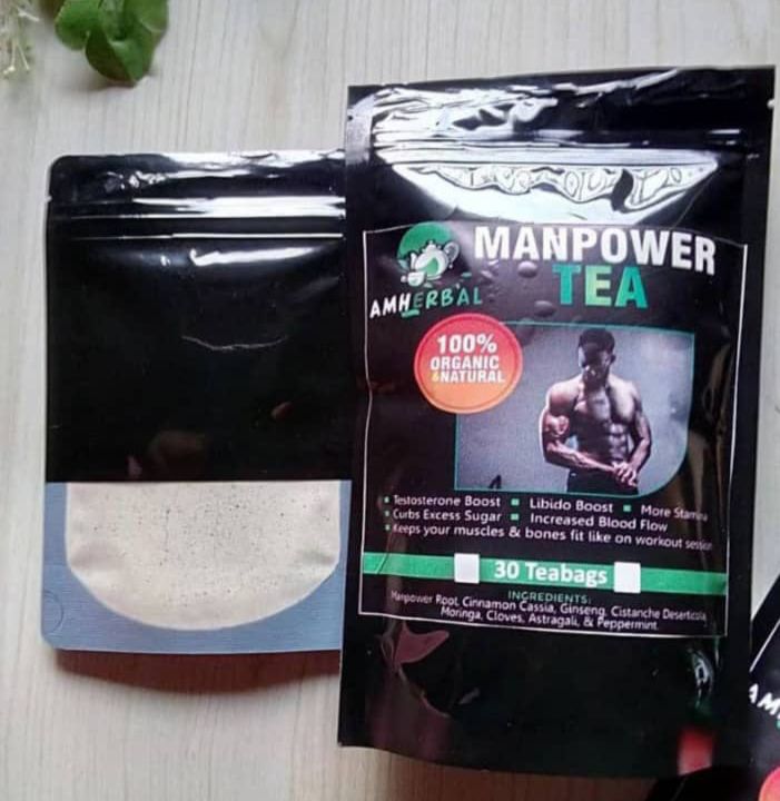 Man Power Tea Herbal 30bags - African Market Dubai