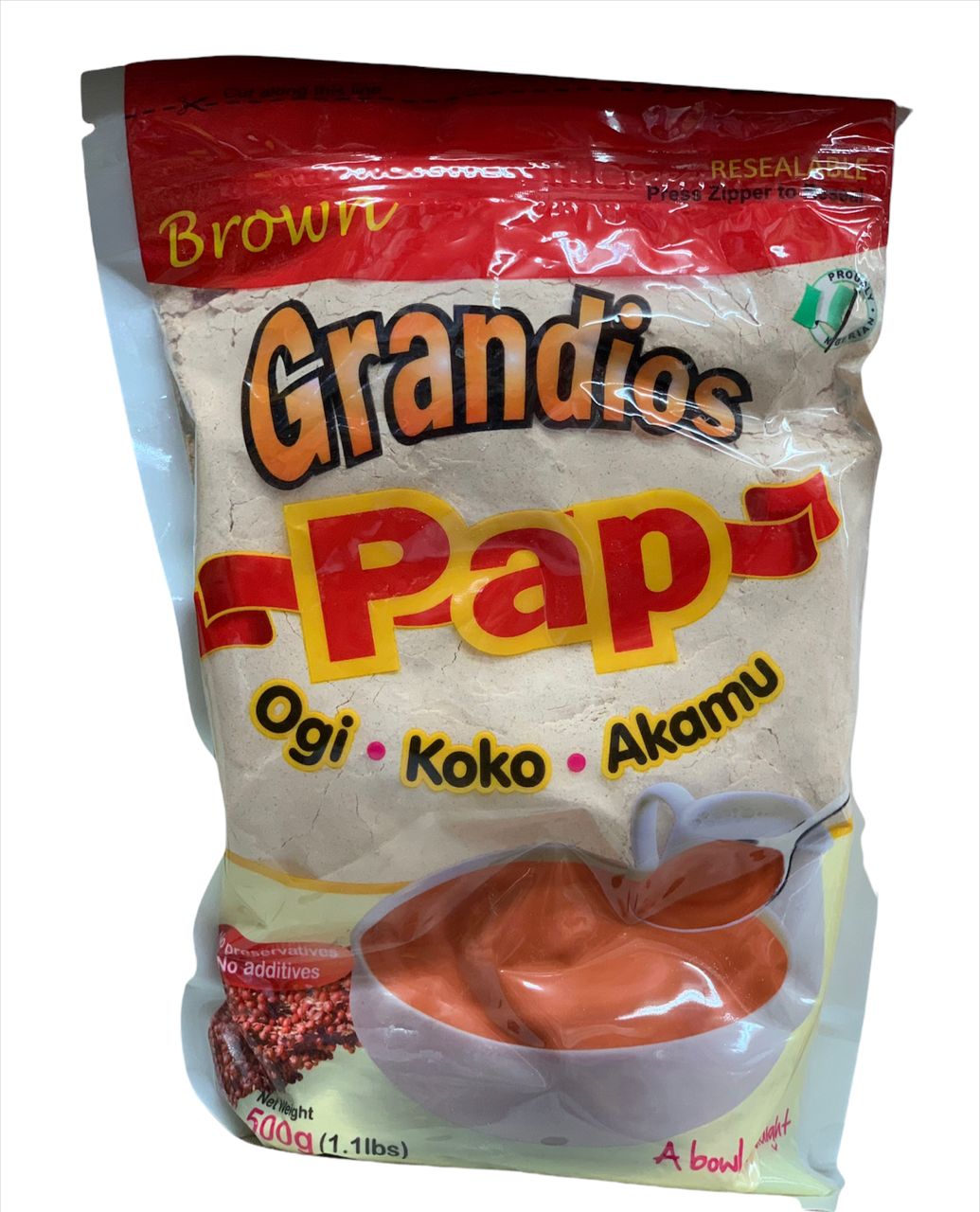 Brown Grandiose Pap 500g - African Market Dubai